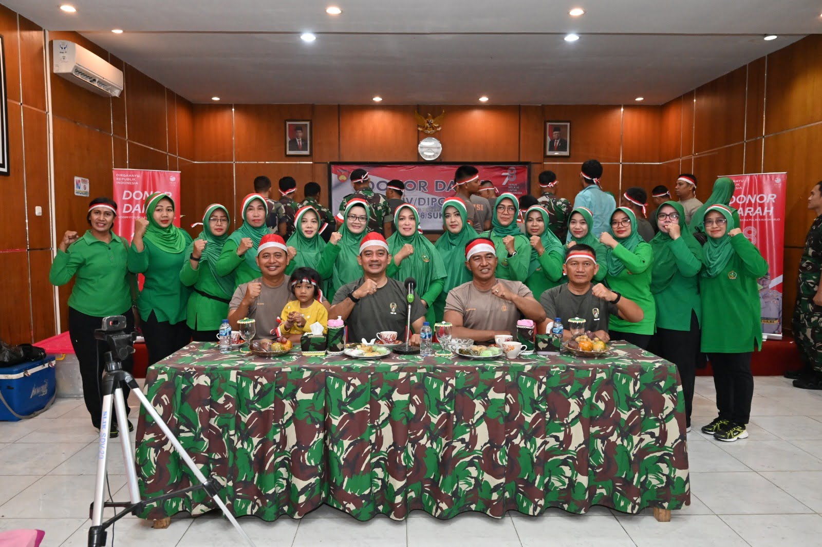 Kodim 0726/Sukoharjo Gelar Donor Darah peringati HUT RI ke - 78 Tahun ...